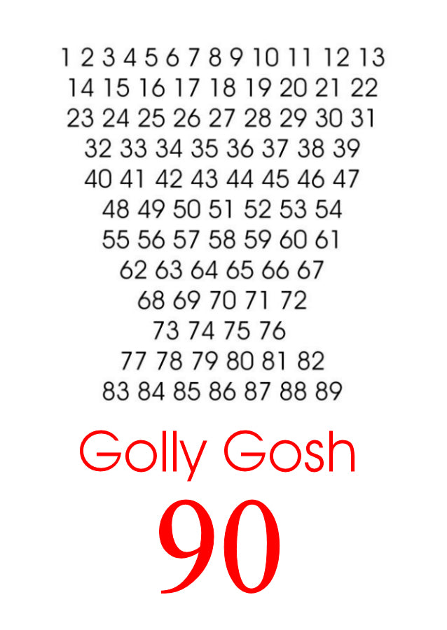 **PMA90 - Golly Gosh – The Chelsea Card Co.
